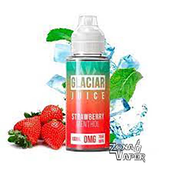 GLACIAR JUICE (STRAWBERRY MENTHOL) 100ML - Zonavaper