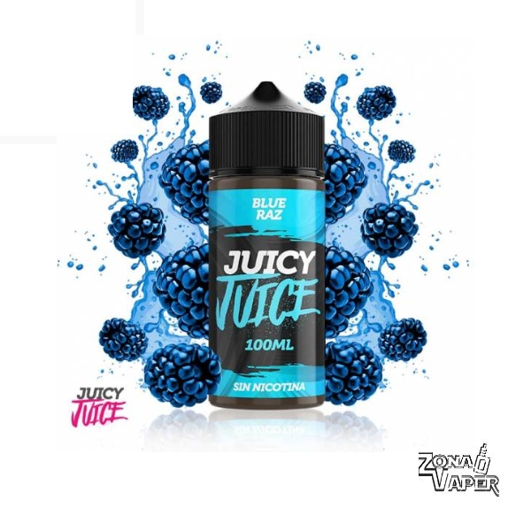 JUICY JUICE BLUE RAZZ 100ML - Zonavaper